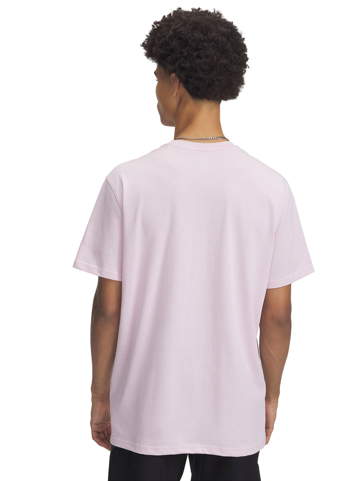 Polera Manga Corta Ua Armour Label Rosado Para Hombre-Under Armour ...